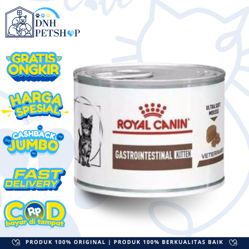 Jual Royal Canin GastroIntestinal Kitten KALENG wet food Can 195gr ...