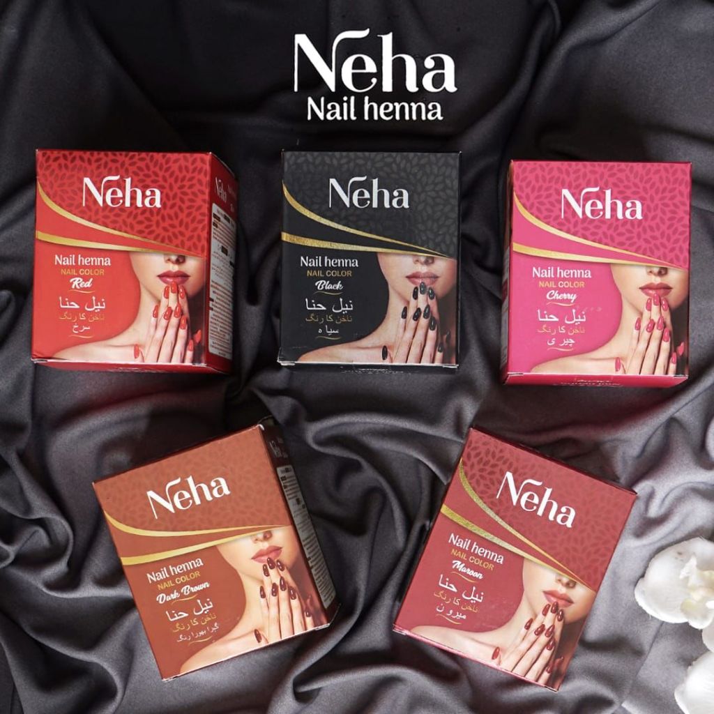 Jual NEHA HENNA NAIL COLOUR SATUAN / HENNA KUKU INAI KUKU BPOM HALAL ...