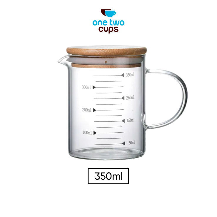 Jual One Two Cups Gelas Takar Ukur Measuring Cup Glass - GG-18- 350 ML ...