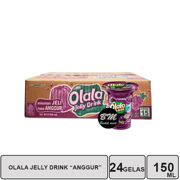 Jual 1 DUS ISI 24 GELAS OLALA JELLY 150 ML | Shopee Indonesia