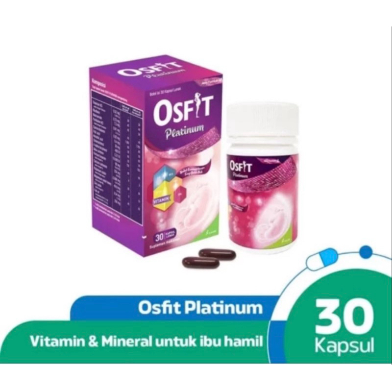Jual OSFIT PLATINUM ( VITAMIN DAN MINERAL BUAT IBU HAMIL ) | Shopee ...