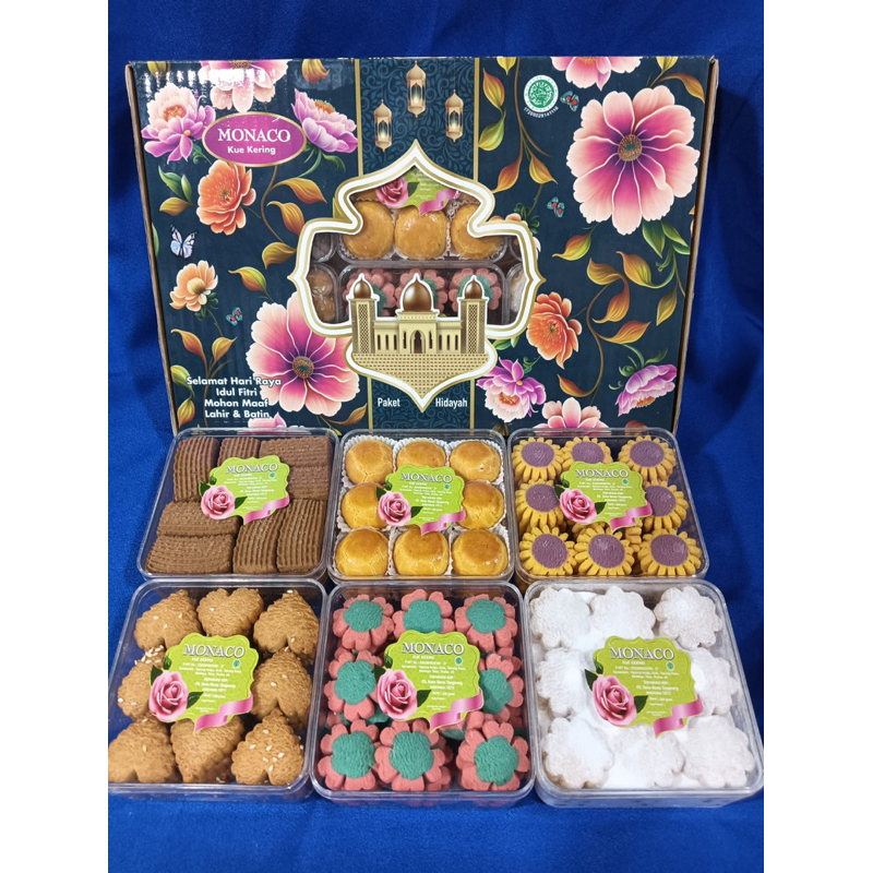 Jual Kue Paket Lebaran MONACO isi 6 Toples | Shopee Indonesia