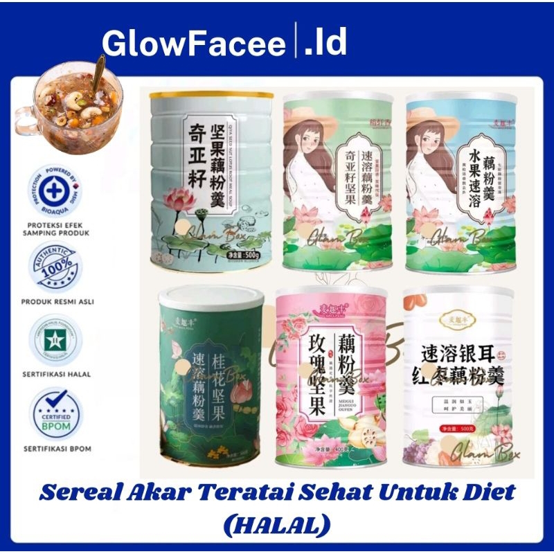 Jual Ready Ou Fen Lotus root powder akar teratai Extra Treemella ...