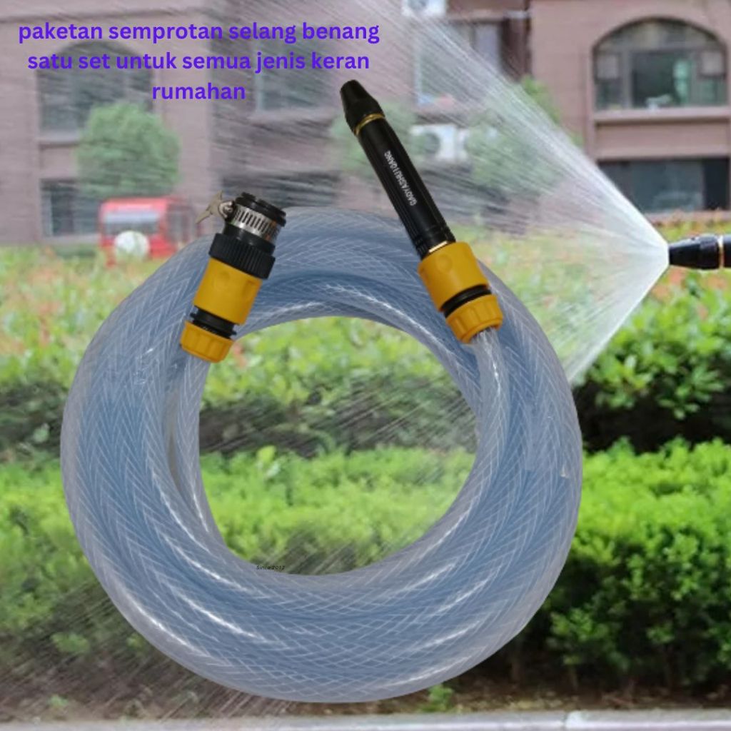 Jual Selang Air Serat Benang Semua Jenis Keran Semprotan New Model ...