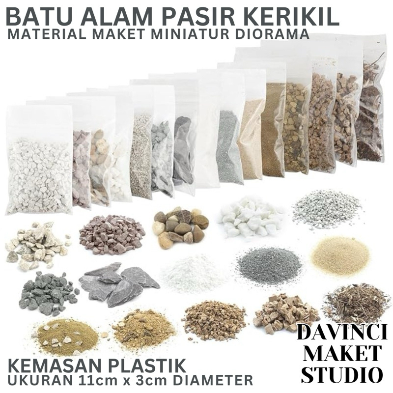 Jual Pasir Batu Alam Kerikil Tabur Dekorasi Miniatur Koral Diorama ...
