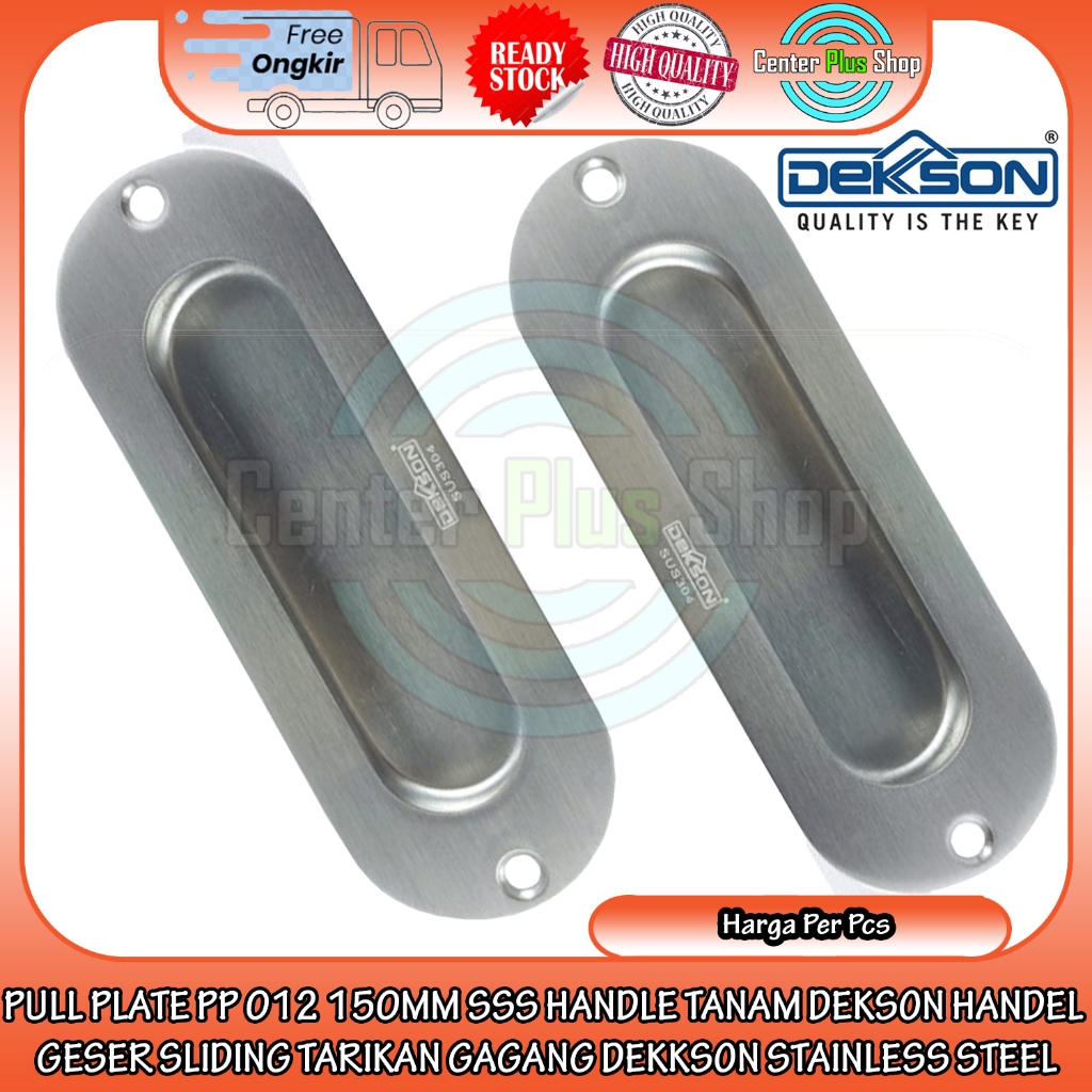Jual HANDLE TANAM DEKSON PULL PLATE PP 012 150MM SSS HANDEL PINTU GESER ...