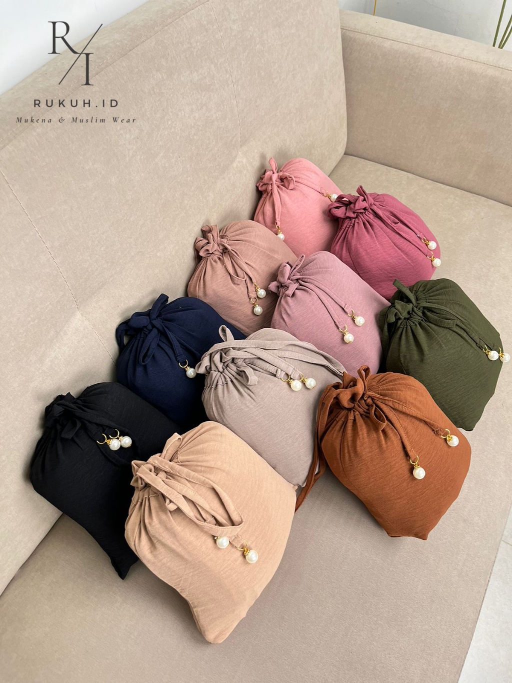 Jual RUKUH.ID Seira Series | Mukena Travel Crinkle Airflow Premium ...