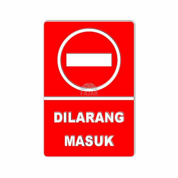 Jual Signage Dilarang Masuk 20x30cm Akrilik | Shopee Indonesia