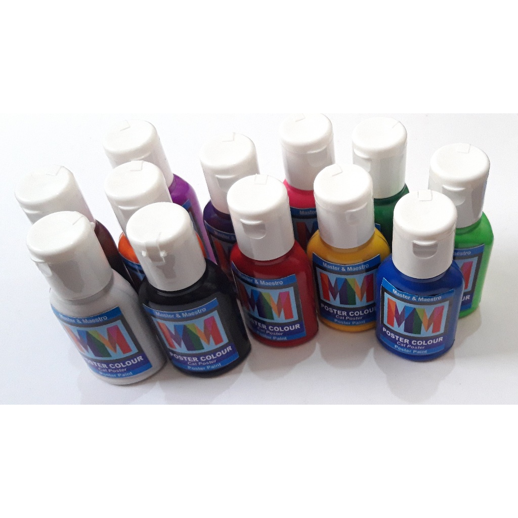 Jual Cat Lukis Akrilik MM Premium Soft Ukuran 30ml Kualitas Tinggi ...