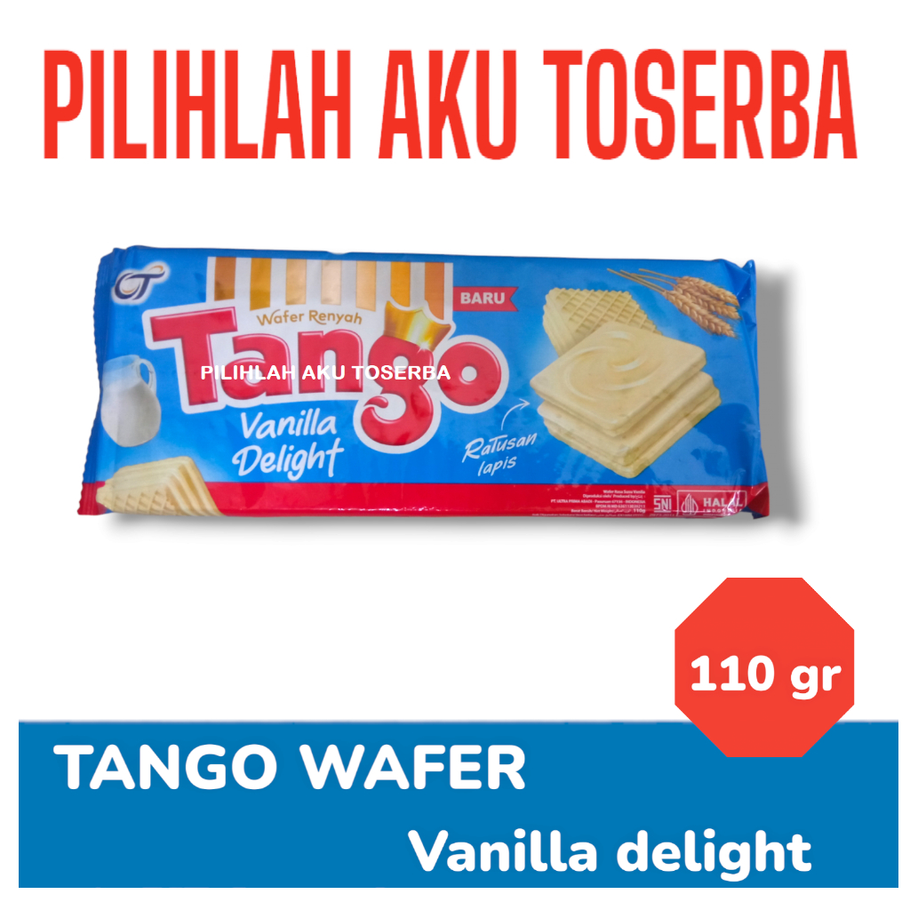 Jual Tango Wafer VANILLA DELIGHT 110 gr - (HARGA SATUAN) | Shopee Indonesia
