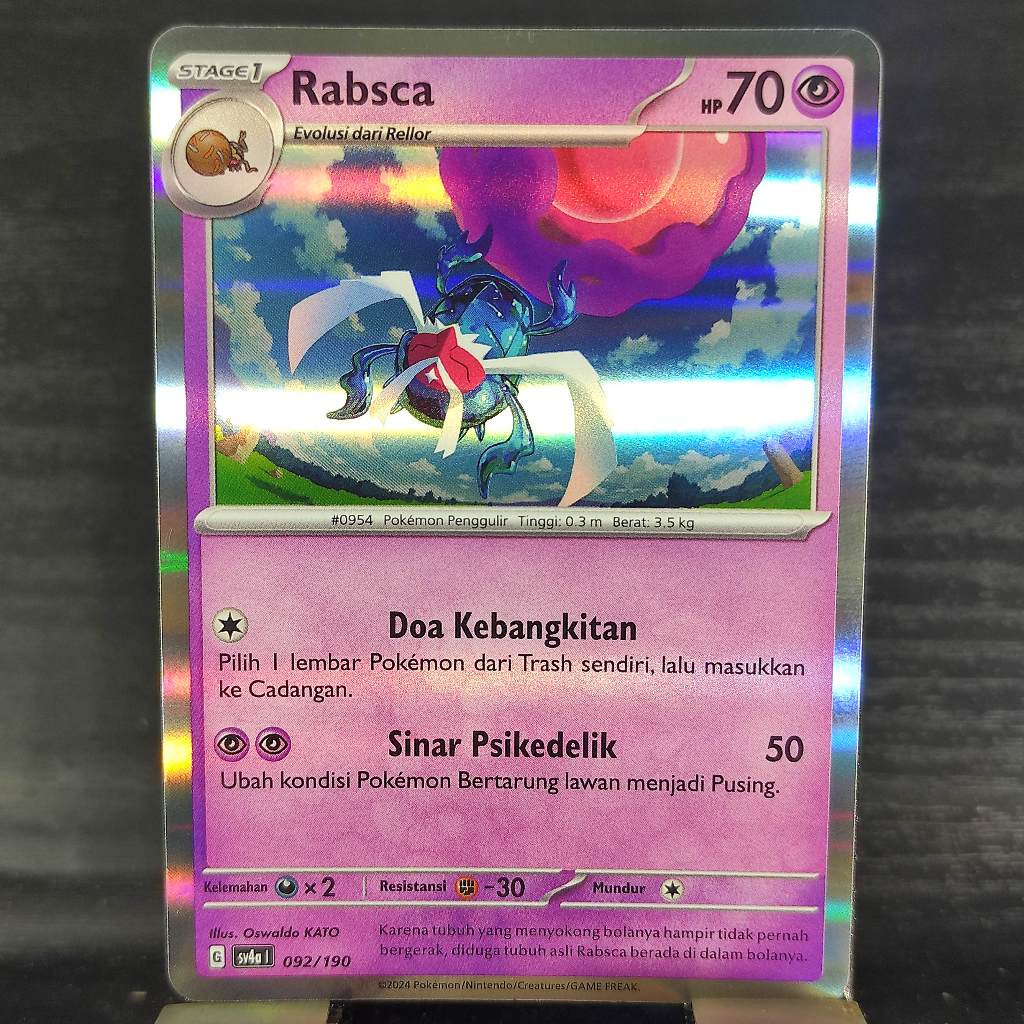 Jual Rabsca sv4a 092/190 Holo Foil RegG Kartu Pokemon - PSIKIS - Harta ...