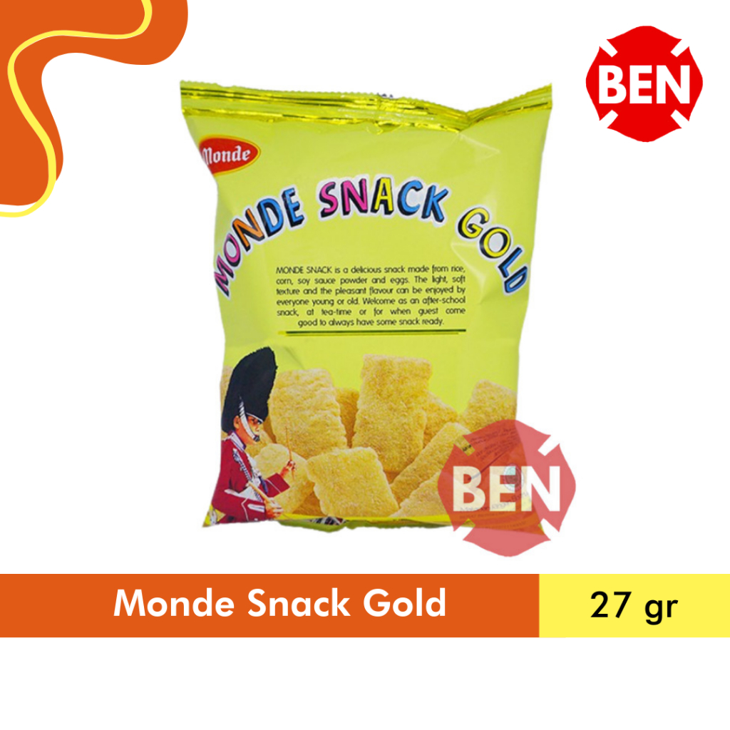 Jual Monde Snack Gold / Red 27g 27gr 27 g gr gram Serena Kuning Kecil ...