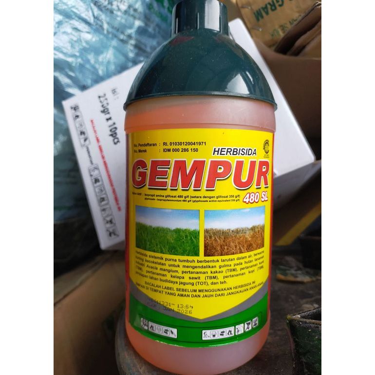 Jual Obat Rumput Gempur 1 Liter Obat Pembasmi Rumput | Shopee Indonesia