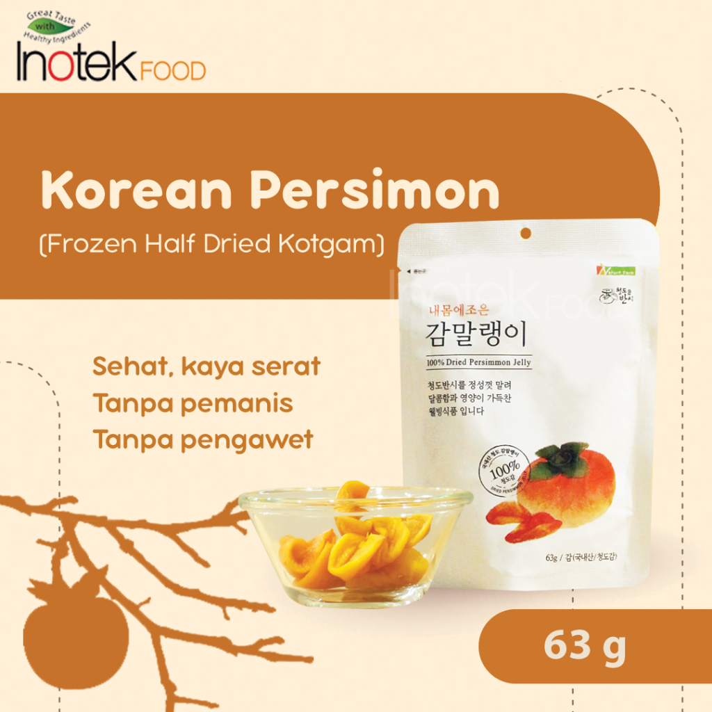 Jual Kesemek Setengah Kering Korea - Korean Persimmon - Half Dried ...