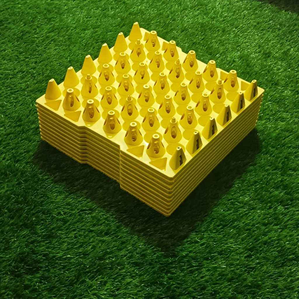 Jual EGG TRAY PLASTIK KUNING 10 BIJI / EGGTRAY /TEMPAT TELUR / WADAH ...