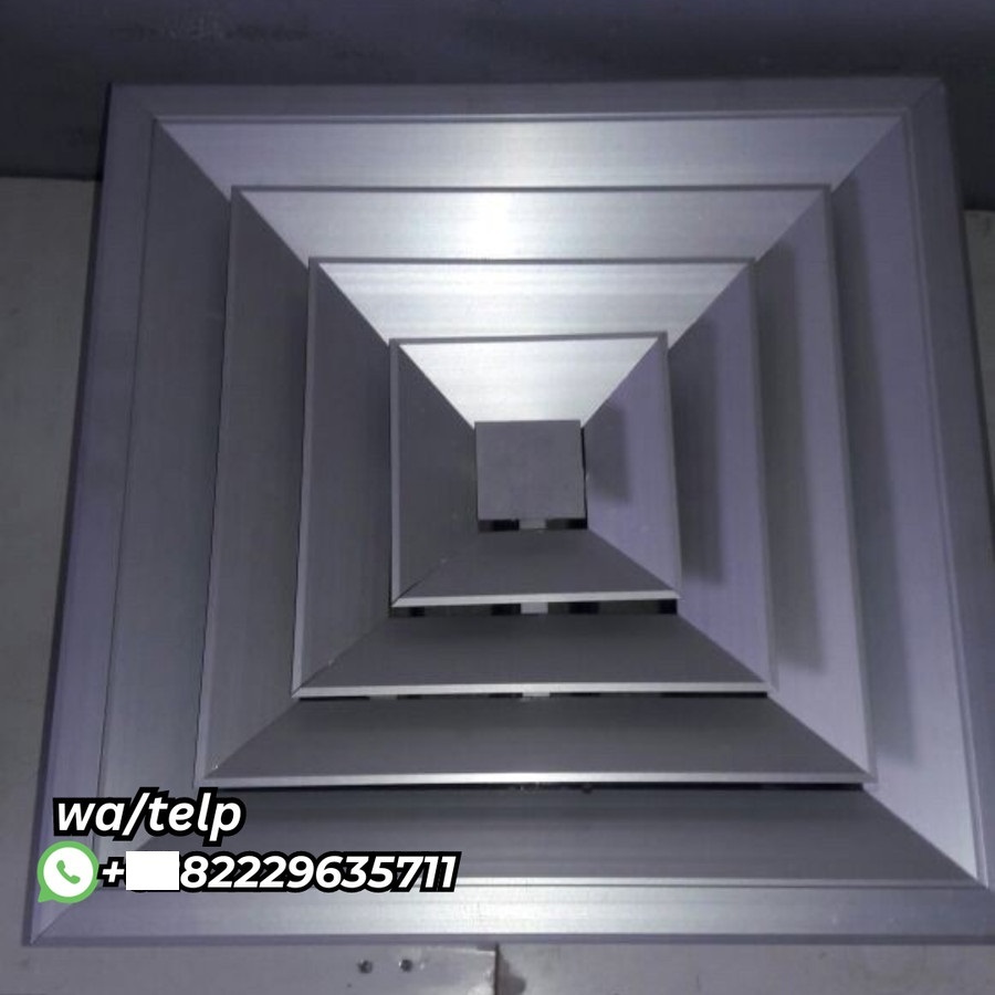 Jual AIR DIFFUSER AC GRILL Sock 10" inch 43 x 43 ukuran luar Grille SAD ...