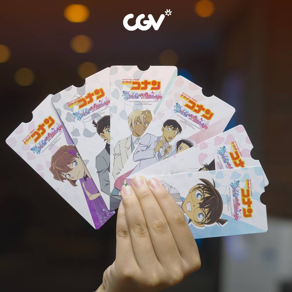 Jual Collectible Ticket Detective Conan The Bride Of Halloween Card ...
