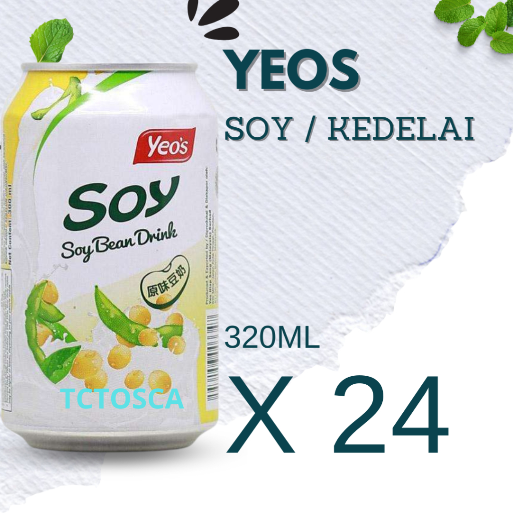 Jual Yeos Soy Bean Drink | Yeos Kedelai 300ml / 24 Pcs | Shopee Indonesia