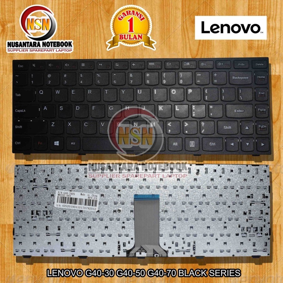 Jual Keyboard Lenovo G40-45 G40-70 B40 Series 300-14IBR series | Shopee ...