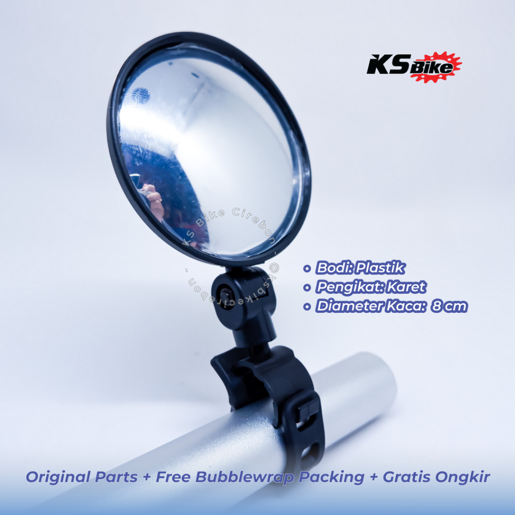 Jual Spion Kaca Sepeda Bike Handlebar 360 Derajat Adjustable Miror ...