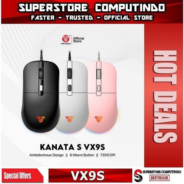 Jual Fantech Kanata VX9 / VX9S RGB Gaming Mouse | Shopee Indonesia