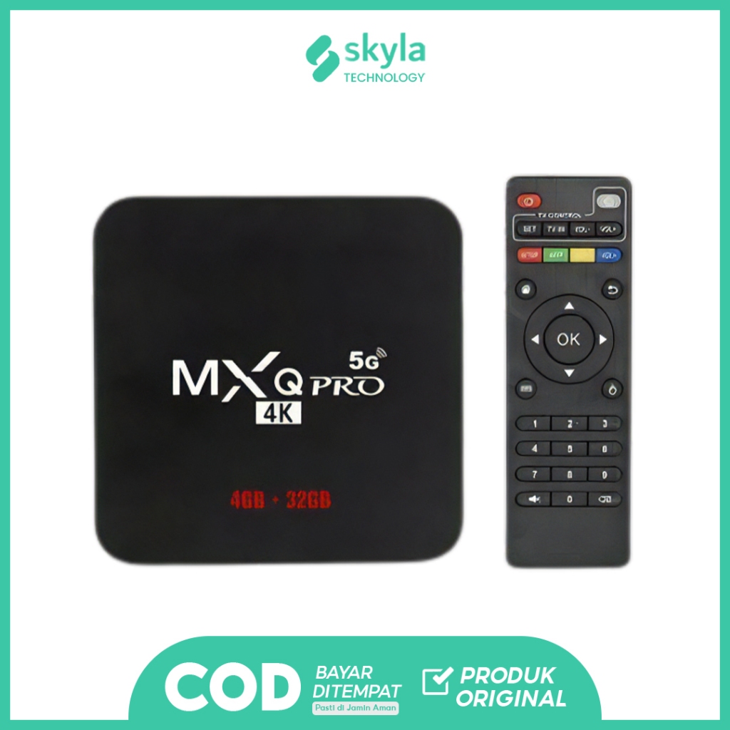 Jual 8GB+128GB Android TV BOX MXQ Pro 4K 5G Smart TV Box Media Player | Shopee Indonesia