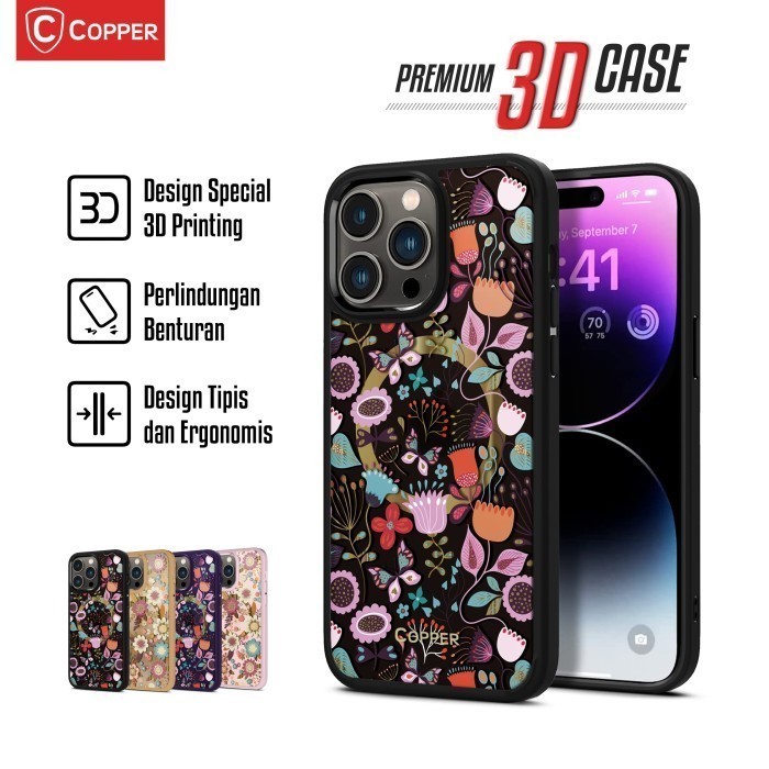 Jual Copper Case 3D Printing Iphone 12 / Pro / Pro Max | Premium Case ...