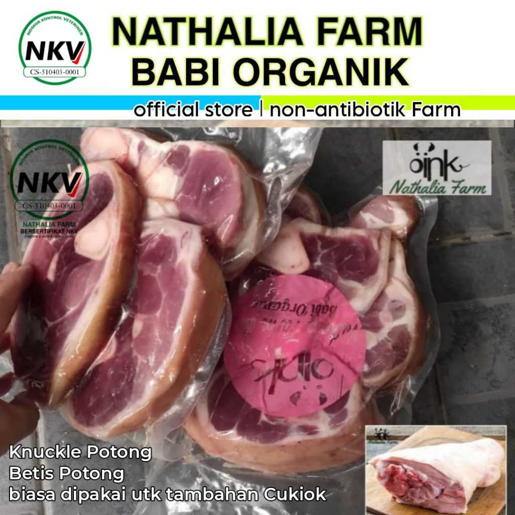 Jual BETIS potong KNUCKLE / 1 KG - Babi Organik Nathalia Farm - Babi ...