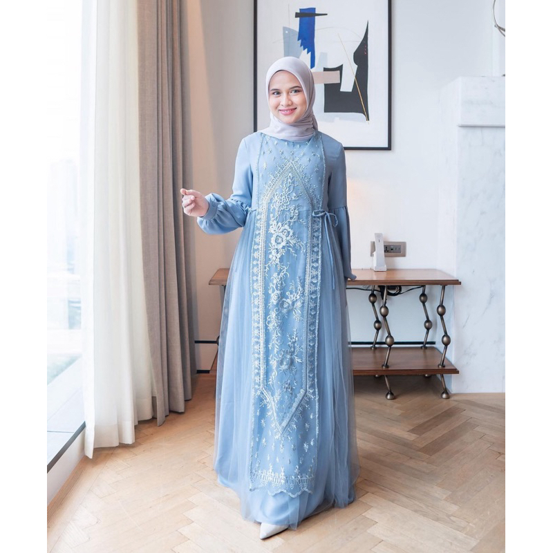 Jual GAUN LUNA / LUNA SET / COUPLE RAYA / BAJU LEBARAN / COUPLE LEBARAN ...