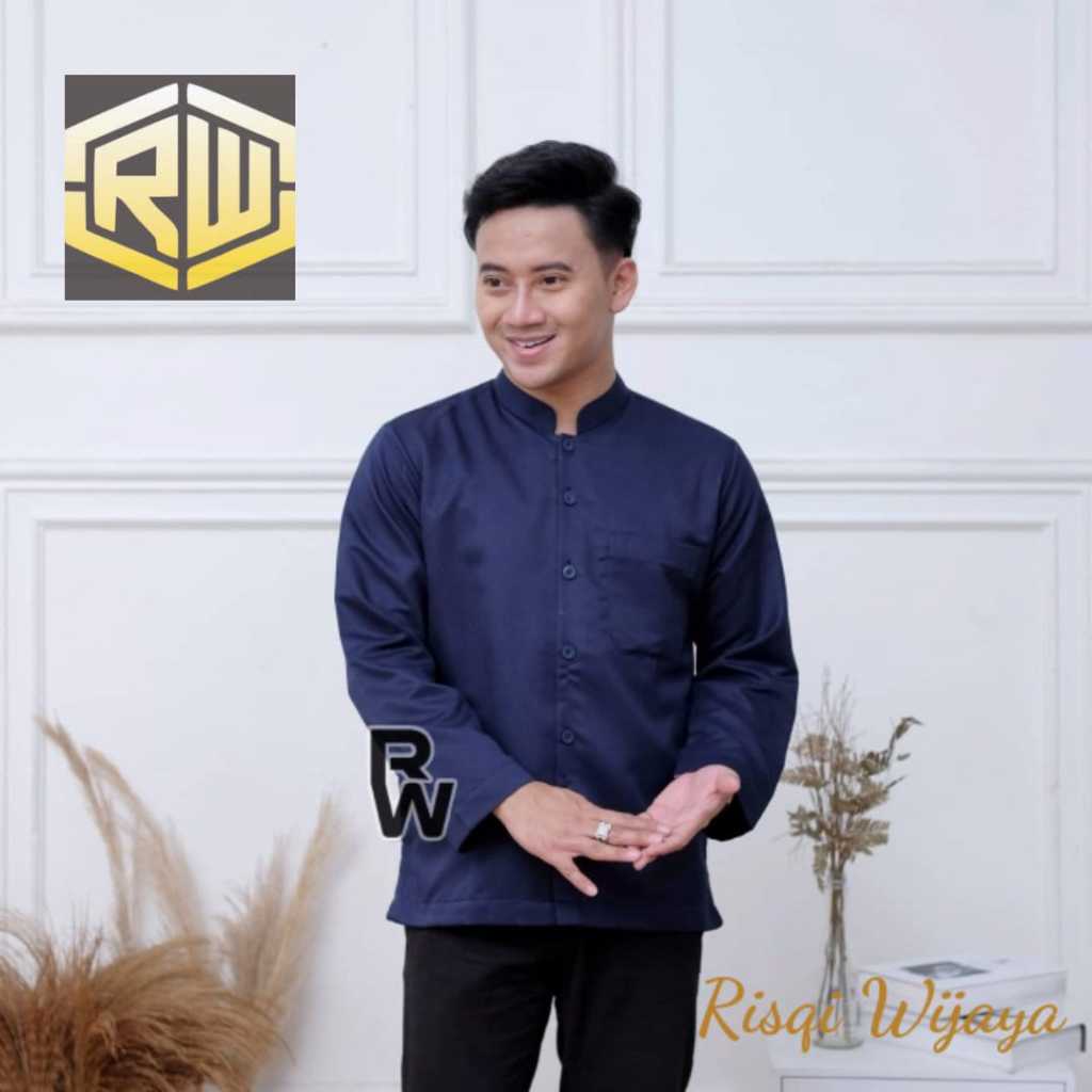 Jual BAJU KOKO HAIBAH MODEL AMMU / BAJU KOKO SAKU SAMPING / KOKO HAIBAH ...