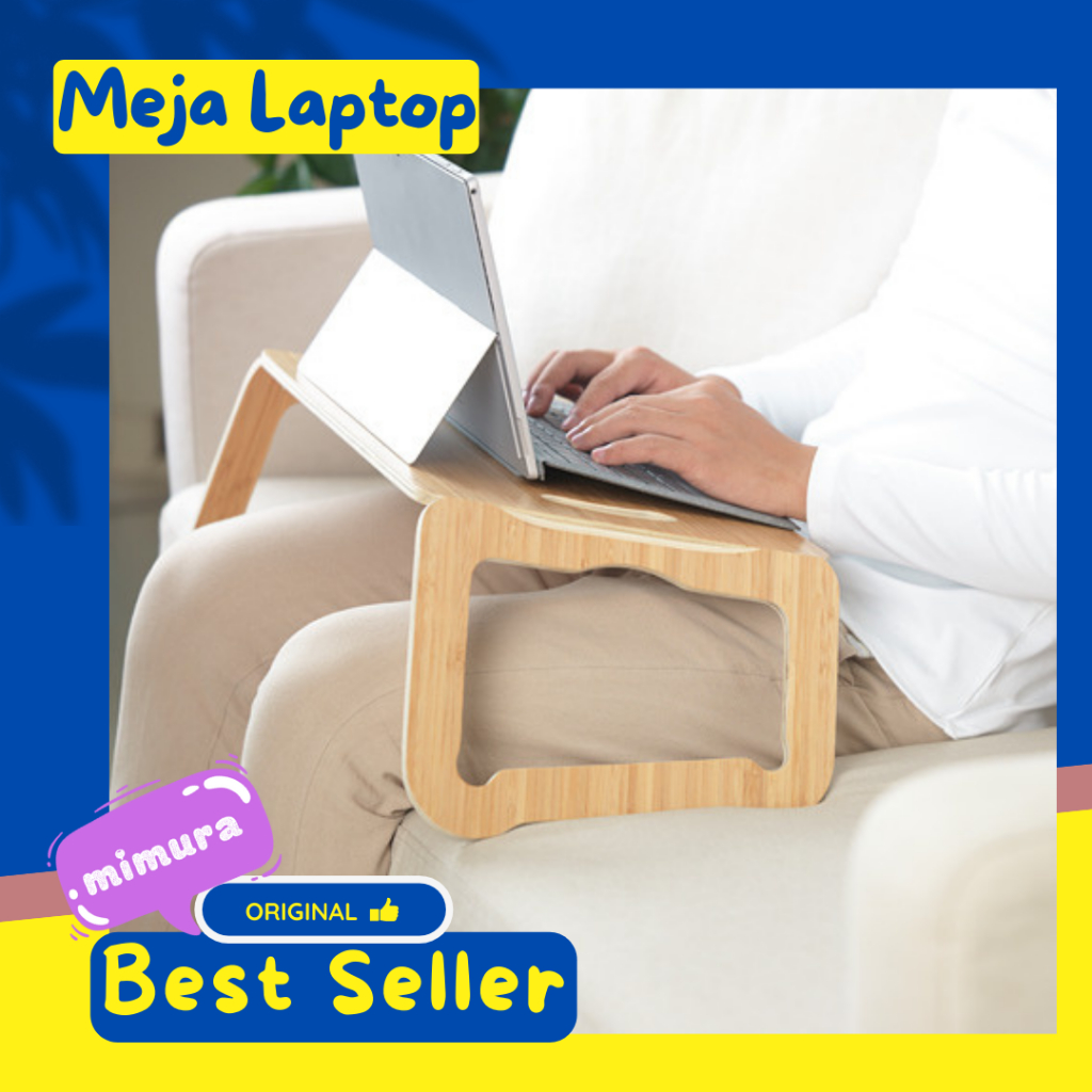 Jual Meja Laptop Portable Meja Lipat Lesehan Alas Laptop Bambu 42x30 ...