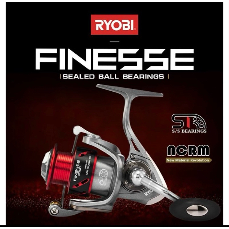 Jual Reel Ryobi Finesse 3000 4000 || Sudah Power Handle || Performa ...