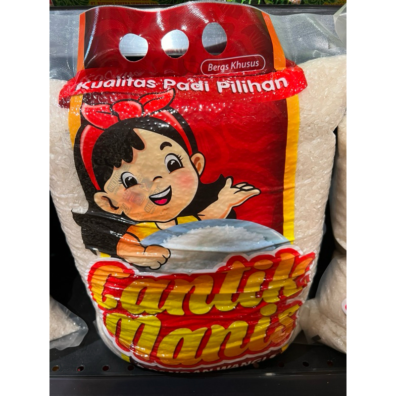 Jual Beras Cantik Manis Pandan Wangi 5 kg | Shopee Indonesia