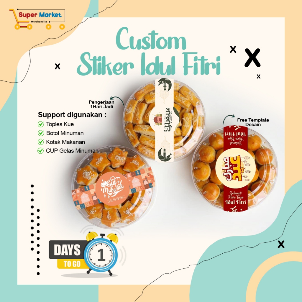 Jual [BACA DESKRIPSI] Viral | Sticker Custom Toples Lebaran / Stiker ...