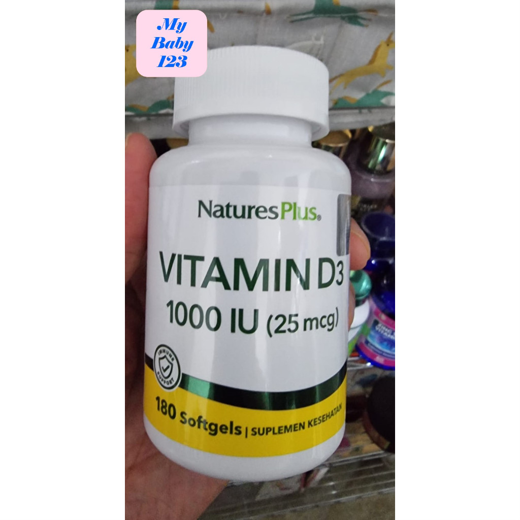 Jual FLUSH OUT EXP JUL 2024 Natures Plus VITAMIN D3 1000 iu (25 mcg) / Vit D dosis tinggi ...