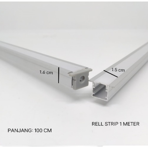 Jual Rumah Lampu LED Strip List Rel Kap Aluminium Acrylic Cover Batang ...