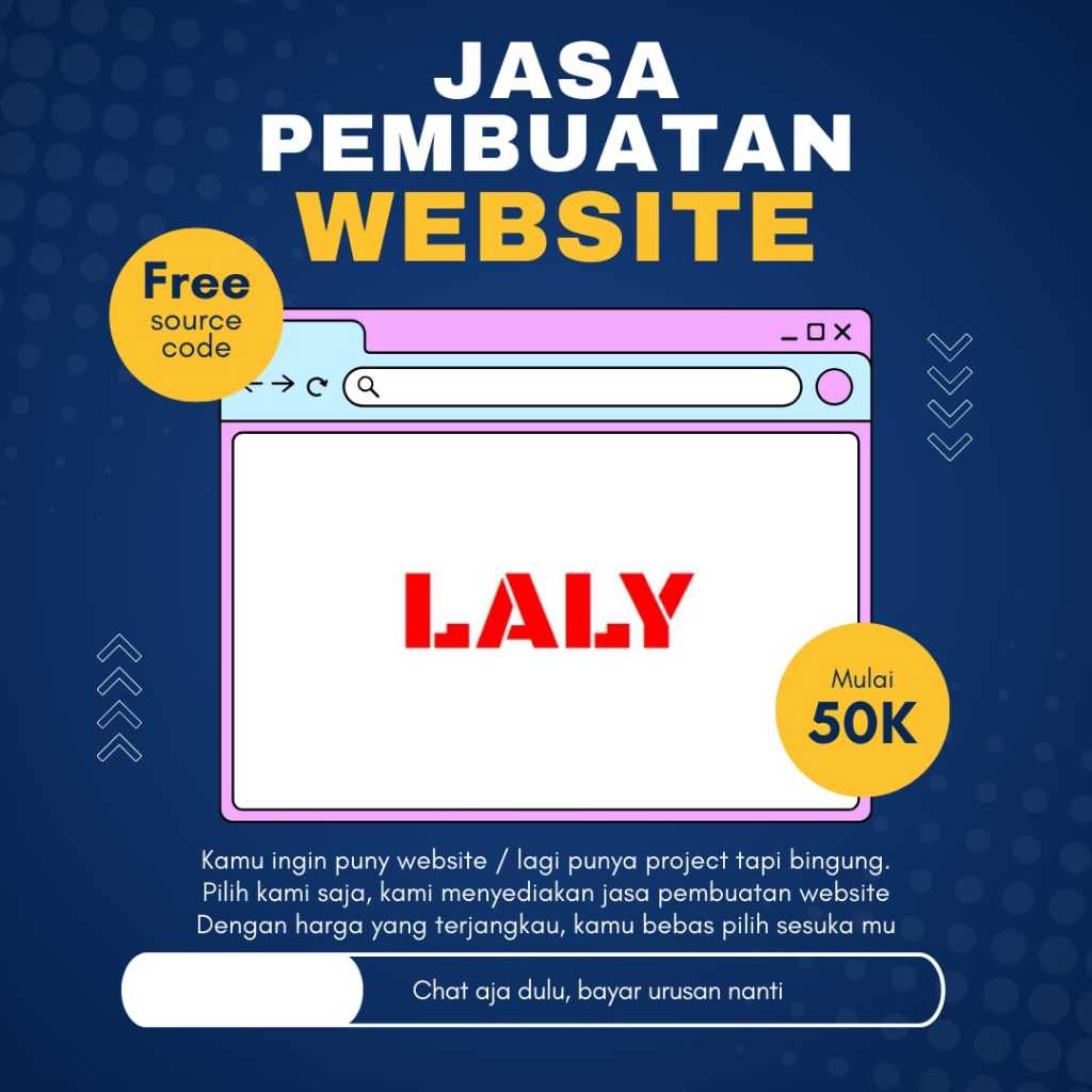 Jual Jasa membuat Website dengan harga terjangkau | free source code ...