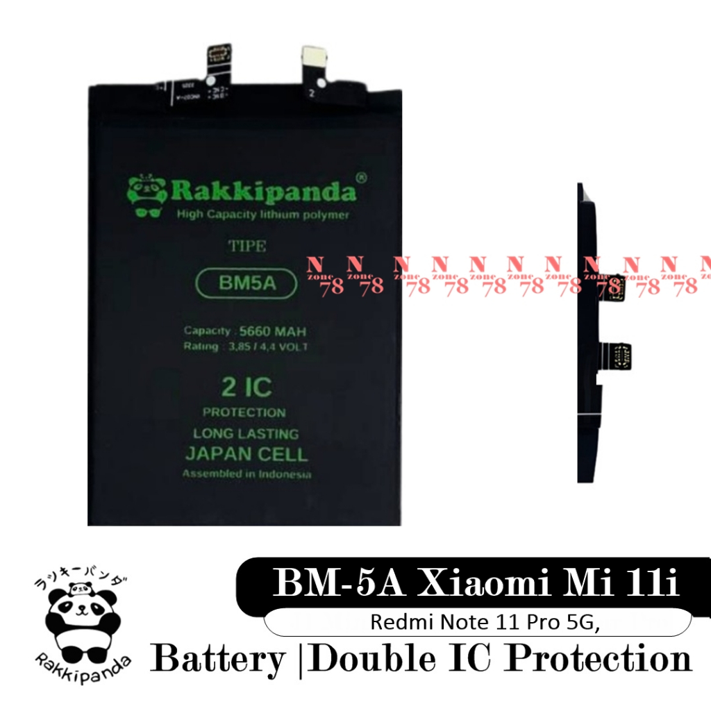 Jual Baterai Xiaomi Redmi Note 11 Pro 5G Mi 11i Mi11i BM-5A Double IC ...