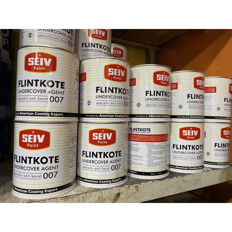 Jual FLINTKOTE SEIV CAT BESI ANTI KARAT MOBIL 1 KG PLINGKUT SENG MESIN ...