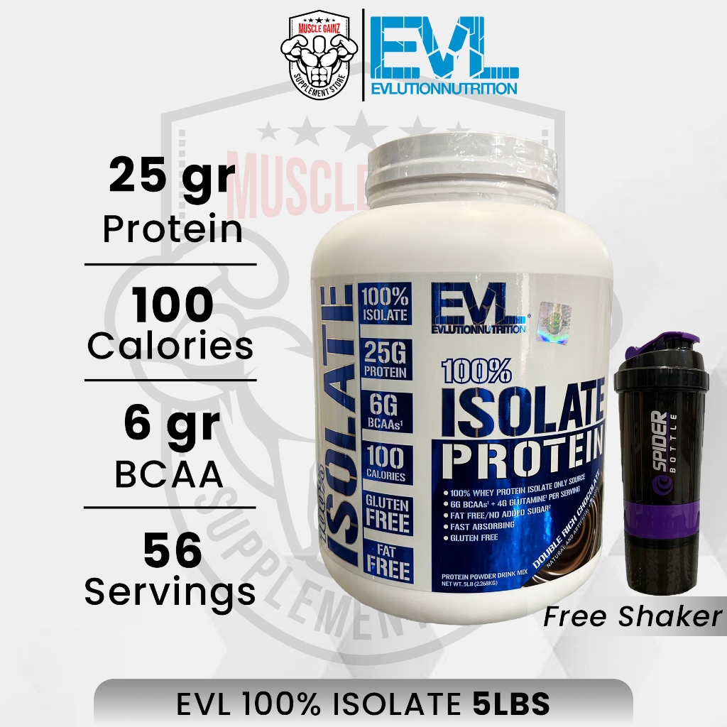 Jual EVL 100% Isolate Protein N Iso Iso XP Whey Protein 5lbs | Shopee ...