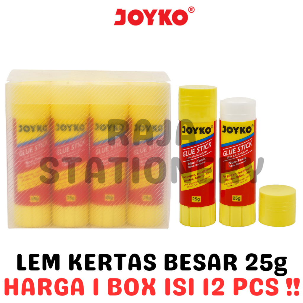 Jual JOYKO GLUE STICK 25g JUMBO LEM BATANG STIK JOYKO BESAR KERTAS GS ...