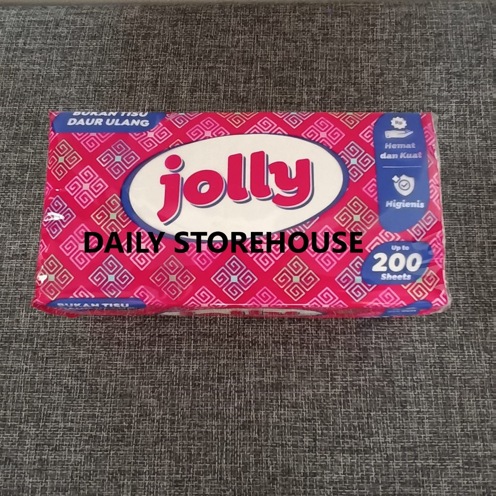 Jual Paket 5 Pack Tissue Facial Jolly 200 Sheets 2 Ply | Shopee Indonesia
