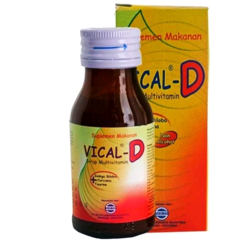 Jual VICAL-D Sirup Multivitamin (60ml) | Shopee Indonesia