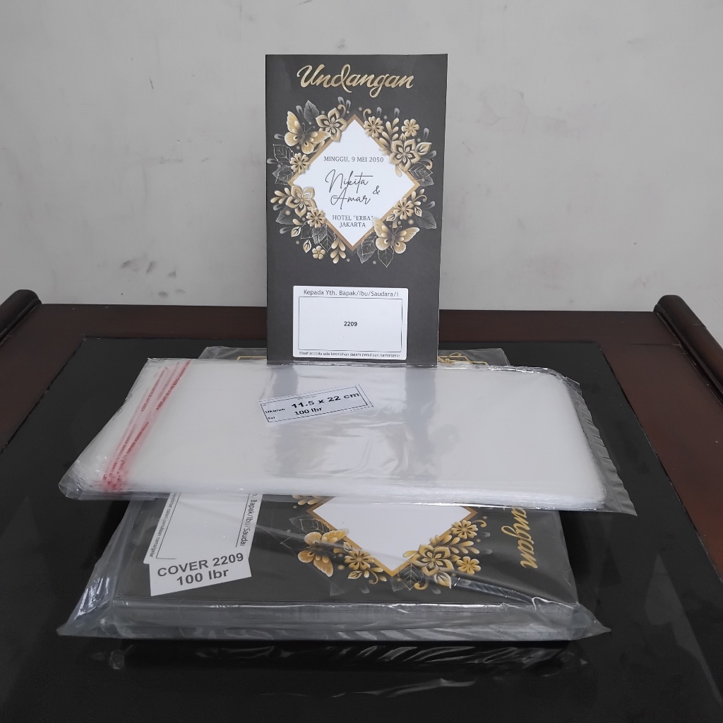 Jual UNDANGAN ERBA 2209 KOSONGAN TERMASUK OPP PLASTIK ISI 100 | Shopee ...