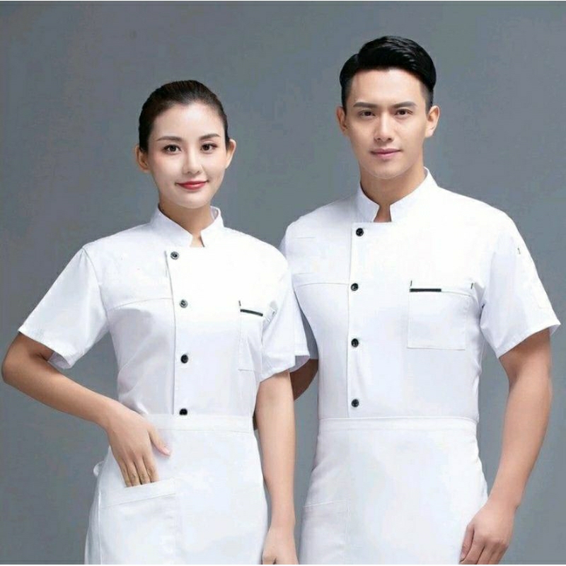 Jual PAKAIAN KOKI CHEF PAKAIAN SERAGAM KOKI CHEF BAJU KOKI CHEF KEMEJA ...