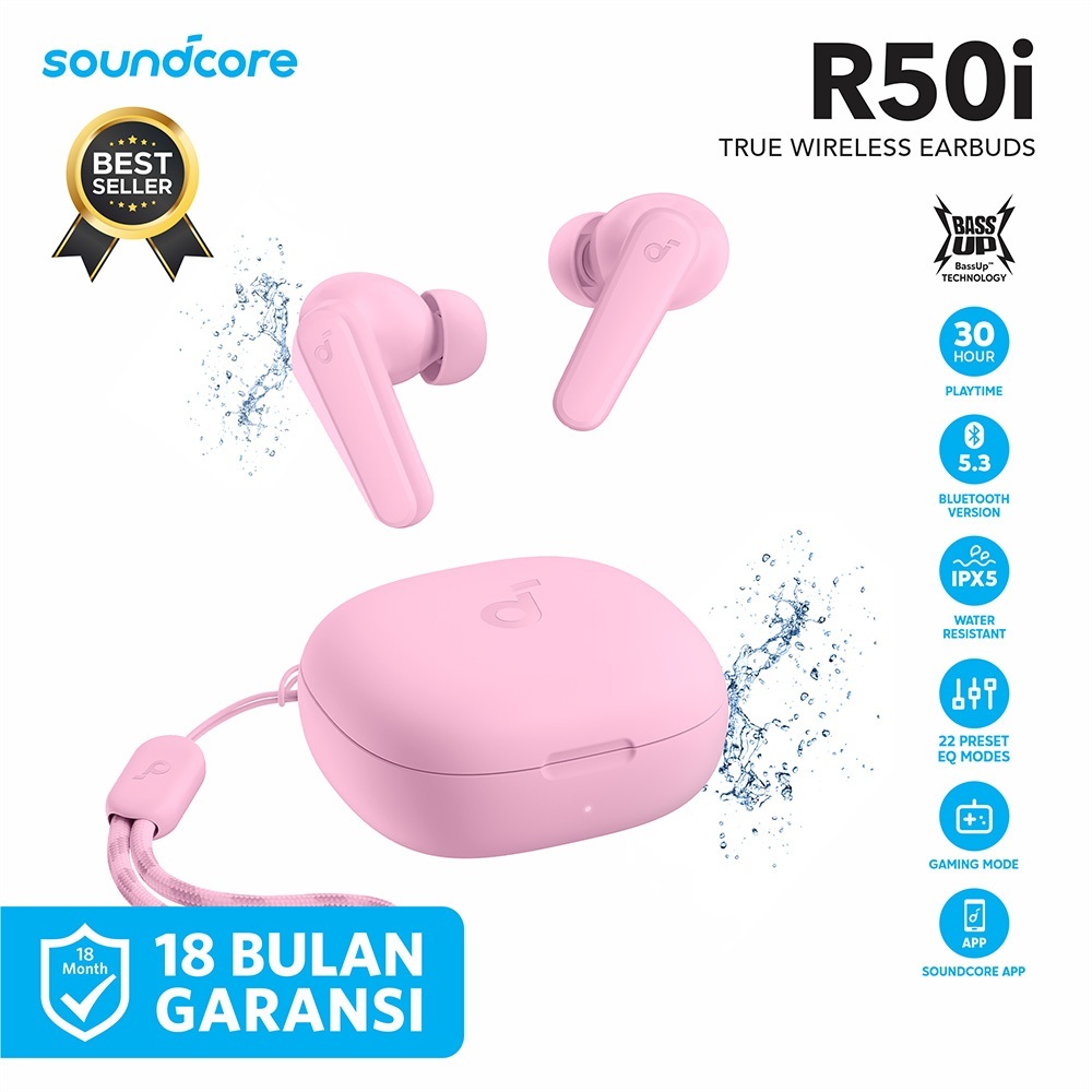 Jual ANKER Soundcore TWS R50i Stick Earphone Wireless Bluetooth 5.3 ...
