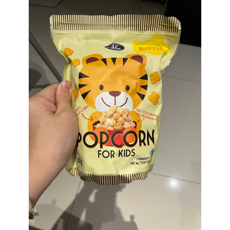 Jual Abe Food Popcorn Butter / snack popcorn rasa butter 80g | Shopee ...