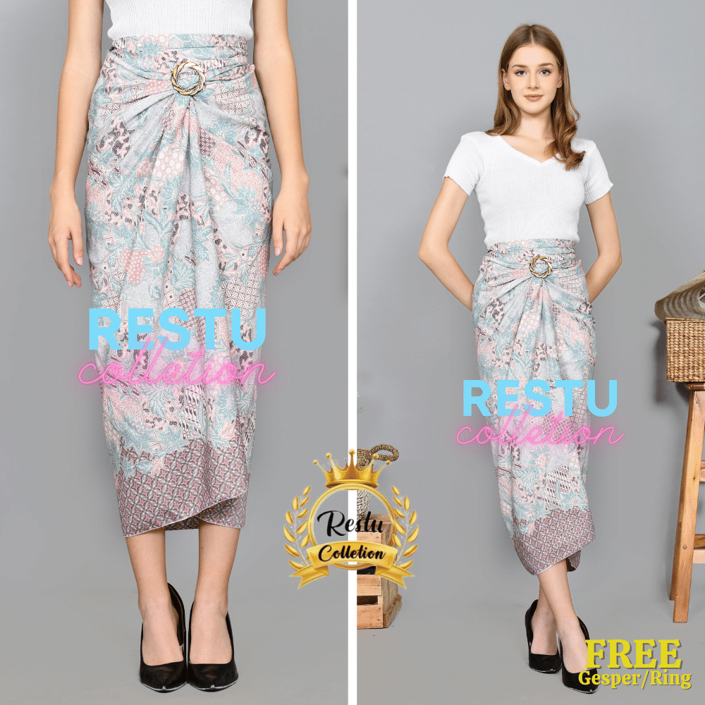 Jual Rok lilit batik / rok lilit batik kain lilit Premium / lilit batik ...