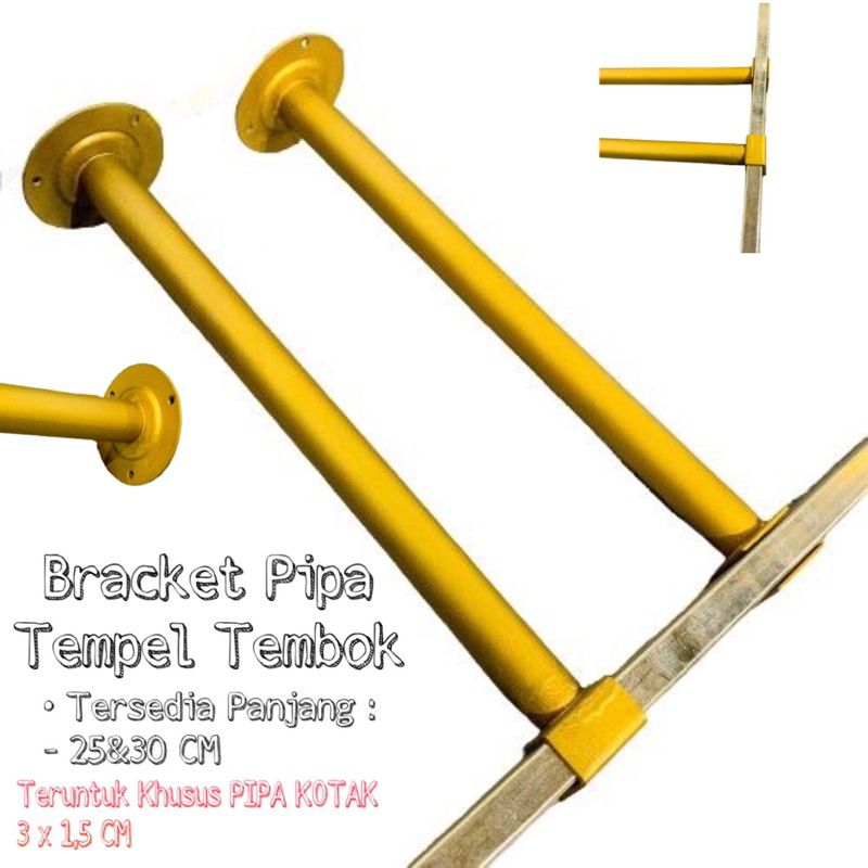 Jual Bracket Pipa Multifungsi 30 cm | Bracket Pipa Kotak GOLD H30 | G30 ...