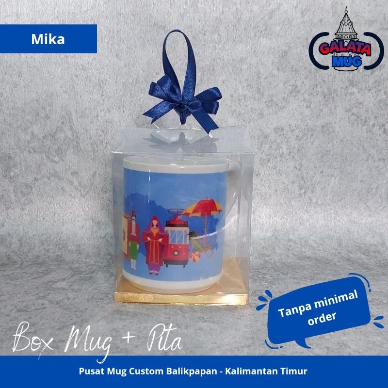 Jual Box mika + pita (hanya box tanpa mug) | Shopee Indonesia